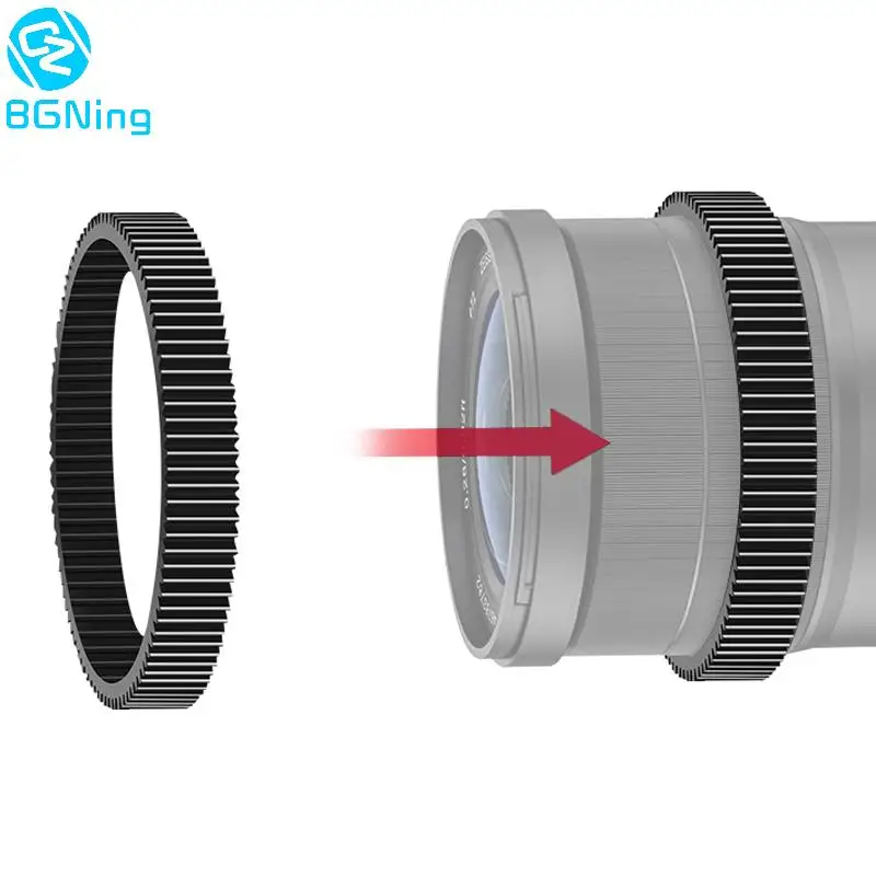 Camera Focus Gear Ring 360 Rotation Follow Focus Ring 46-80 for SLR ...