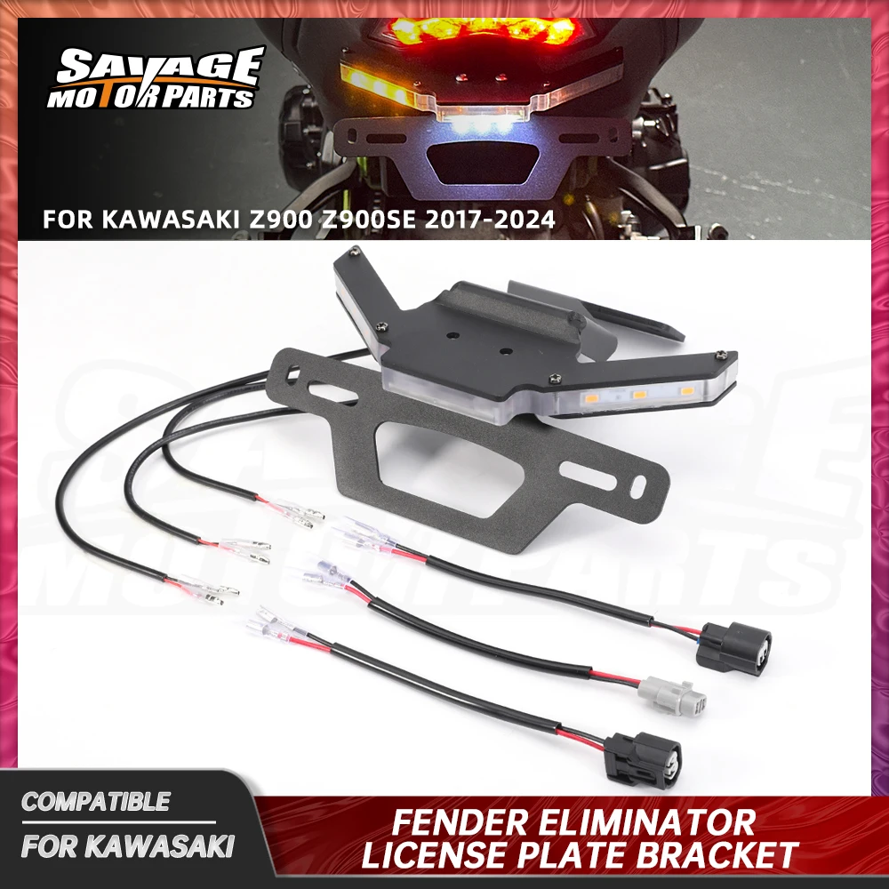 Z900 2024 License Plate Holder For Kawasaki Z900SE ZR900 Motorcycle ...