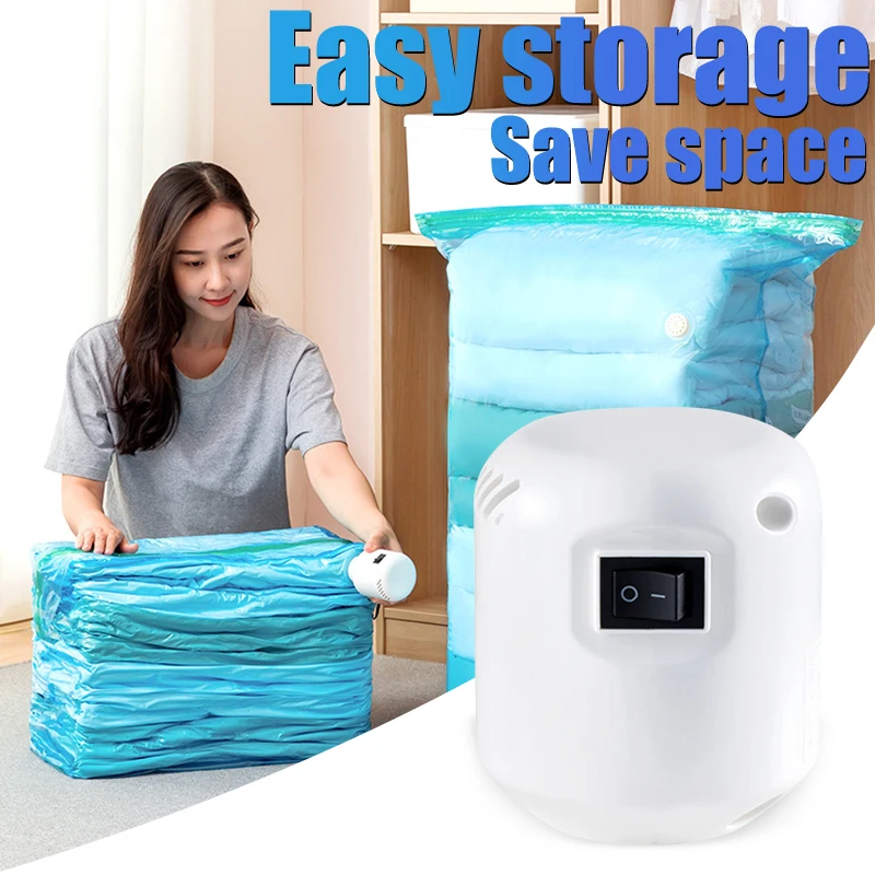 55W Powerful Vacuum Pump Vacuum Bag Clothes Storage Bag Folding ...