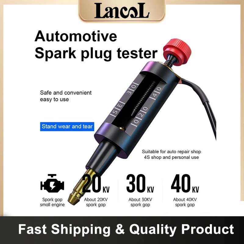 Spark Plug Tester Adjustable Ignition System Coil Tester Coil-on Plug ...
