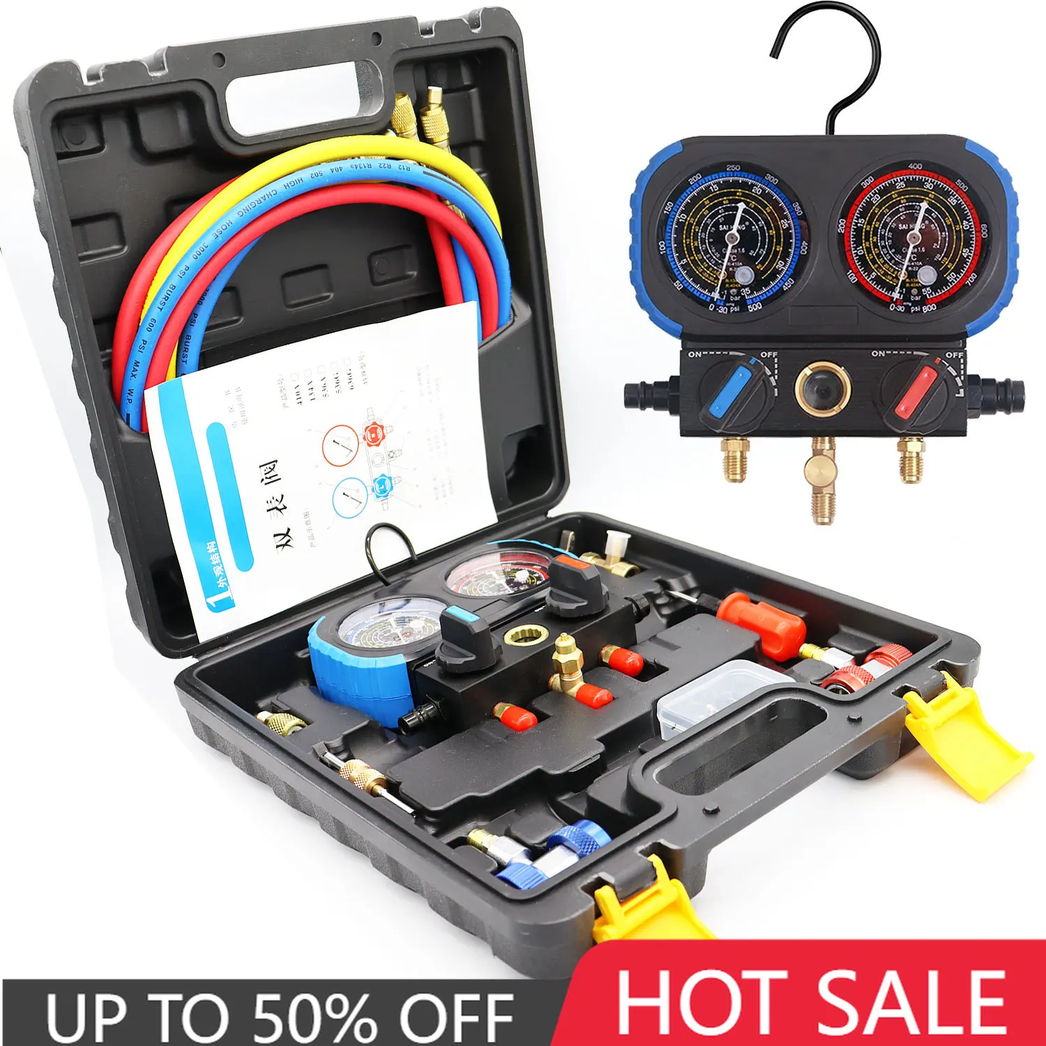 3-Manier-Ac-Manometer-Set-Hvac-Meters-Set-Voor-R404A-R134A-R22-R410A ...