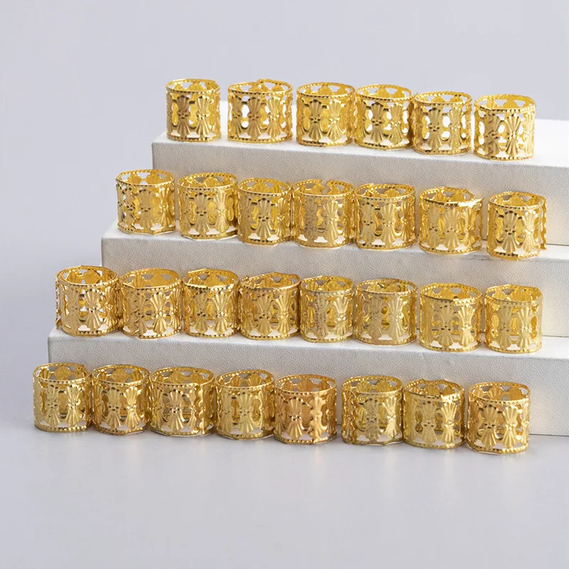 Europe-and-the-United-States-new-metal-dreadlocks-hair-ring-braid-hair ...