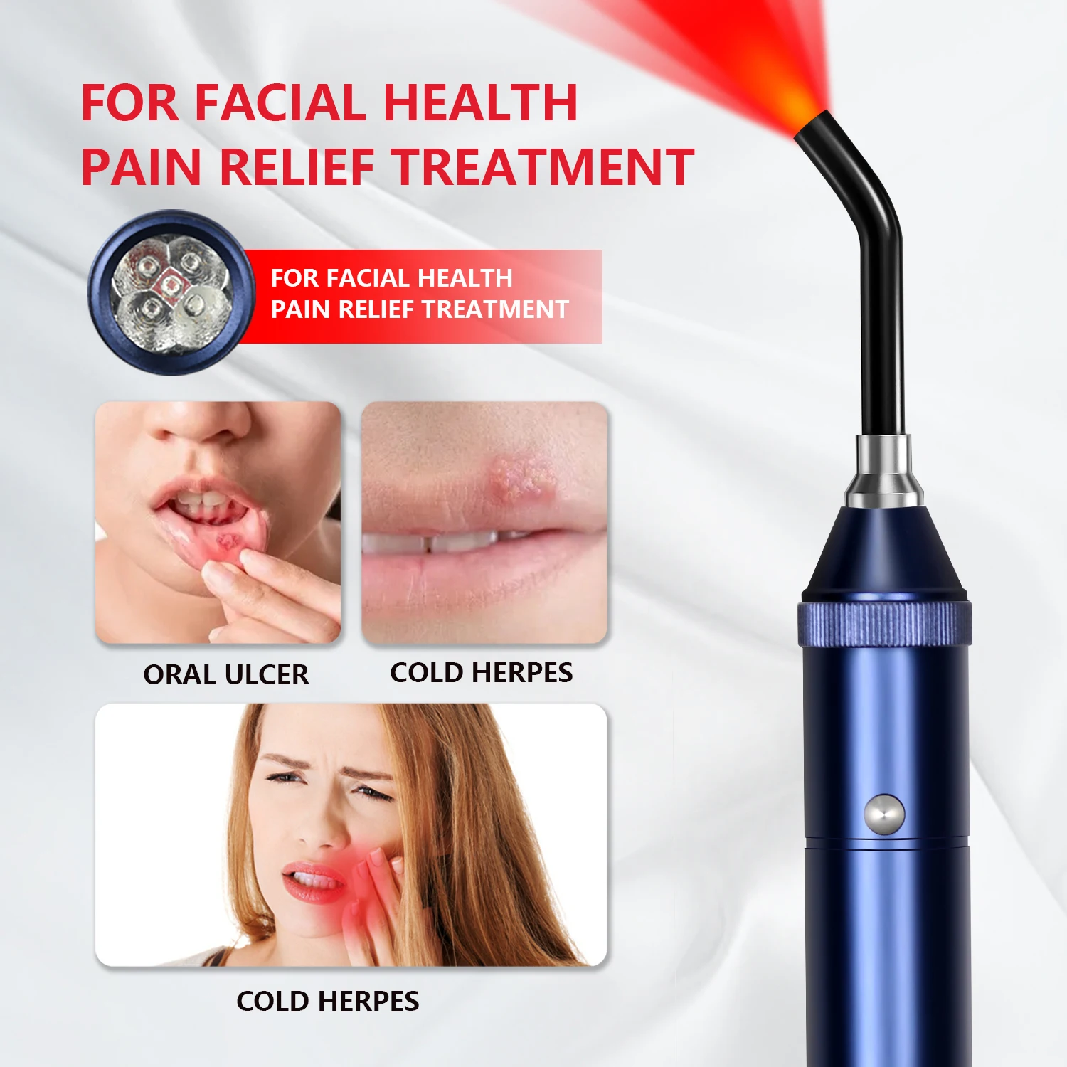 Red-Light-Treatment-Device-Cold-Sore-Canker-Sore-Treatment-Pain-Relief ...