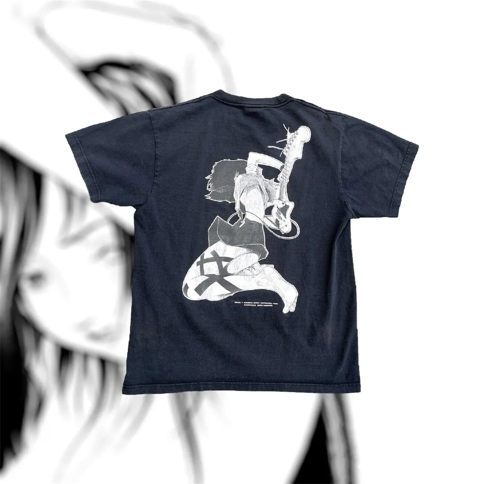 Midori-Japanese-Jazz-Art-T-Shirt-Punk-Hardcore-Tour-Naoki-Yamamoto-Sz-L ...