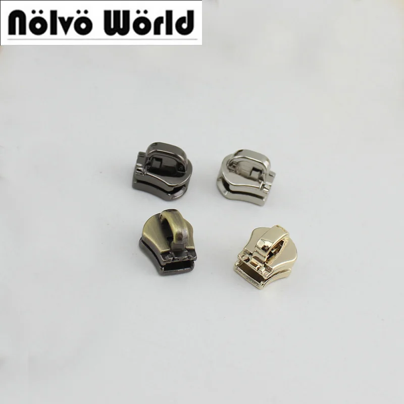 100pcs-5-Metal-teeth-zipper-head-plus-movable-zipper-metal-for-bags ...