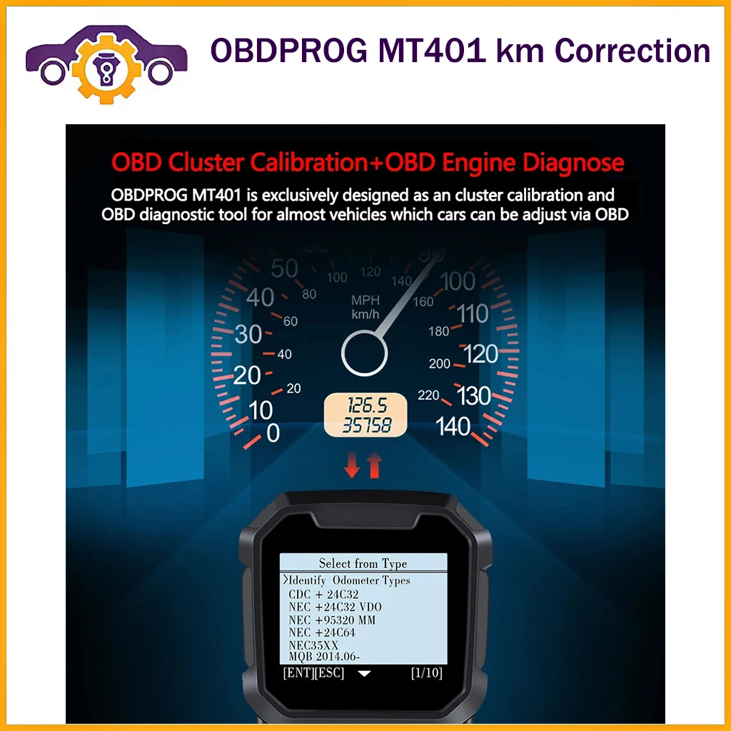 OBDPROG-MT401-Professional-Cluster-Calibration-Tool-OBD2-Scanner ...