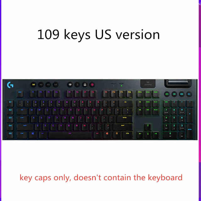 1 full set original translucent key caps for Logitech keyboard G913 ...