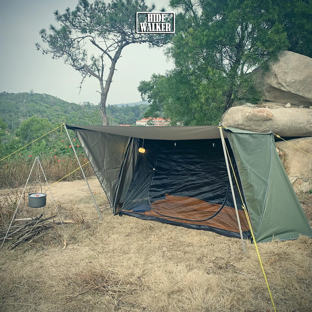 Bushcraft-Tent-for-2-Outdoor-Camping-Double-Layer-Army-Tactical-2 ...