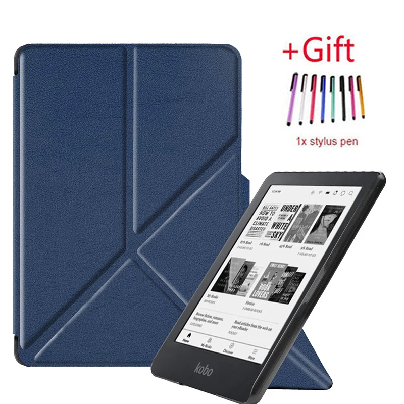 Smart-Leather-Cover-for-Funda-Kobo-Clara-2E-2022-Case-6-Flip-Stand-for ...