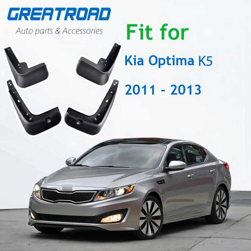 4pcs Car Mud Flaps For Kia Optima 2011 2012 2013 Sx Front Rear Fender ...