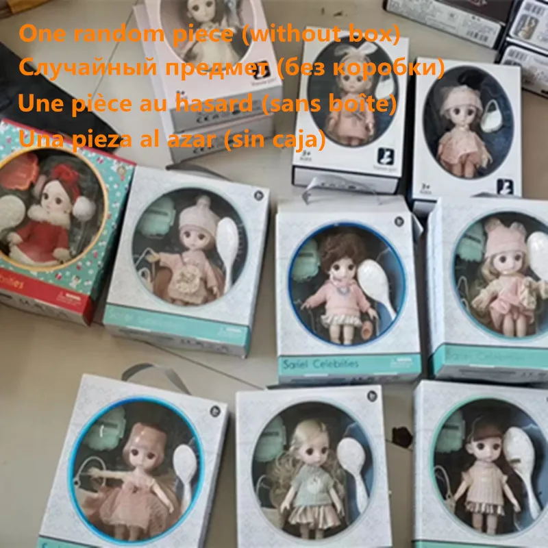 Random-Style-BJD-Doll-Set-com-Pele-Branca-13-Movable-Joint-Lovely-Heart ...