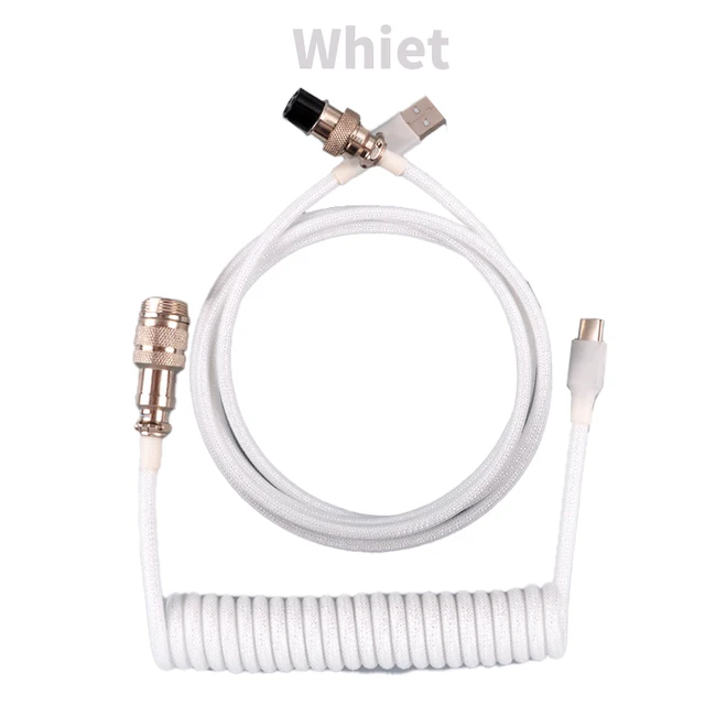 3M Type C Mechanical Keyboard Coiled Cable USB Keyboard Wire Mechanical ...