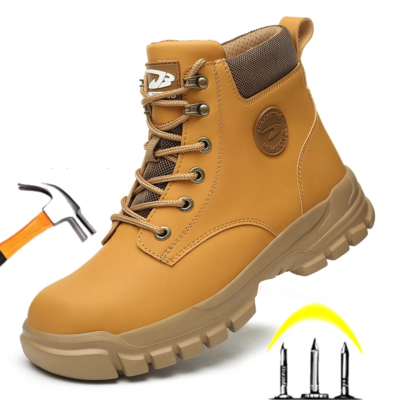 Safety-Shoes-Work-Shoes-Steel-Toe-Men-Puncture-protective-Work-Boots ...