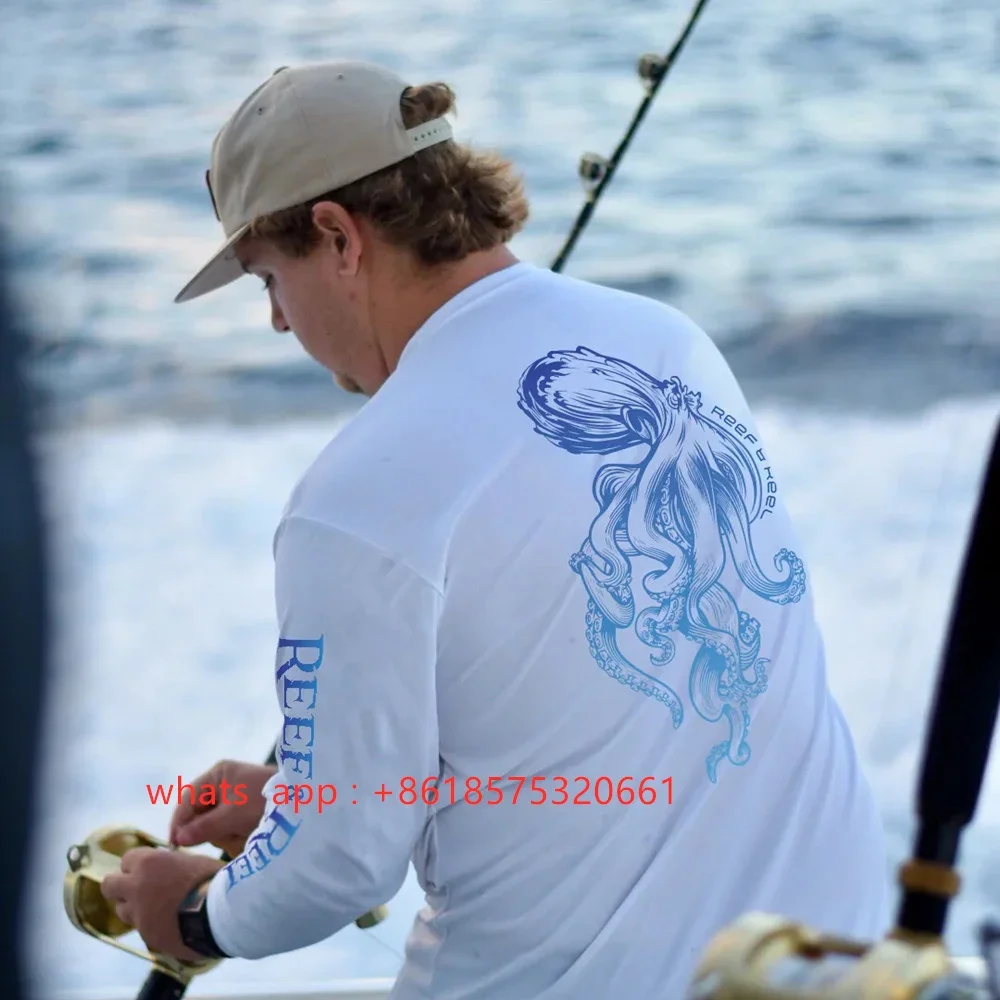 Usa Fishing Hoodie Summer Men's Performance Hoodie Outdoor Long Sleeve ...