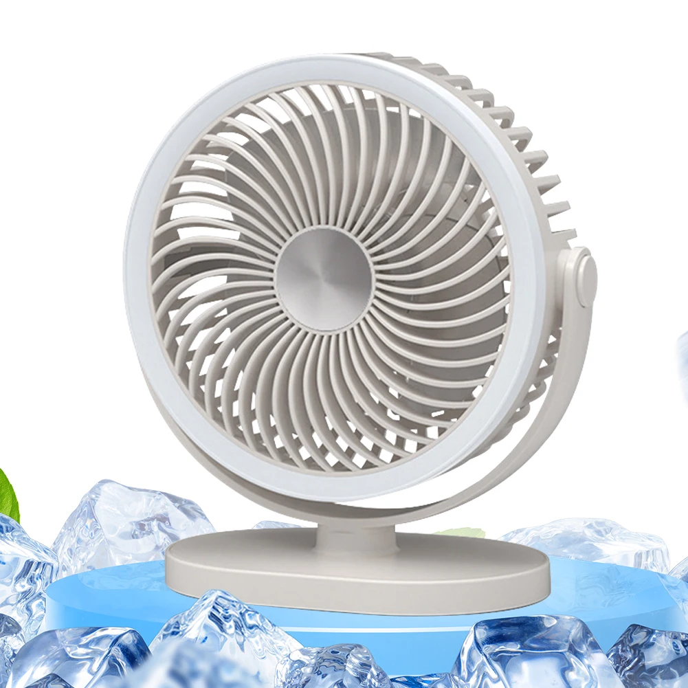 1000mAh-Mini-Desk-USB-Fan-USB-Rechargeable-with-LED-Light-Portable ...