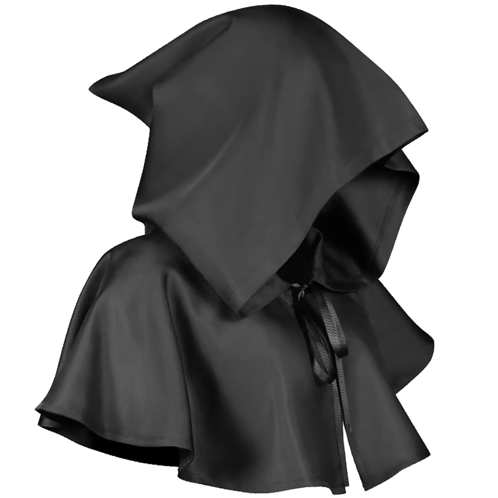 Halloween-Grim-Cowl-Cloak-Medieval-Wicca-Pagan-Hood-Hat-Cosplay ...