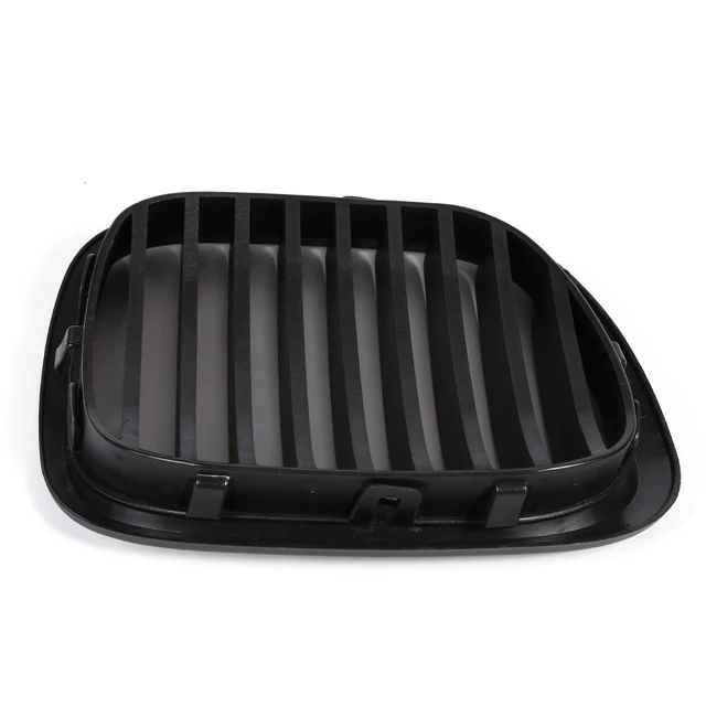 2pcs Front Insert Grille Trim Cover Single Slat Car Replacement Front ...
