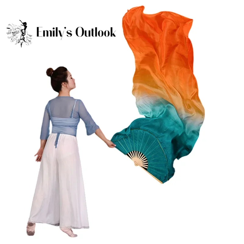 Gradient Silk Veil Belly Dance Practice Competition Props Stage Show ...