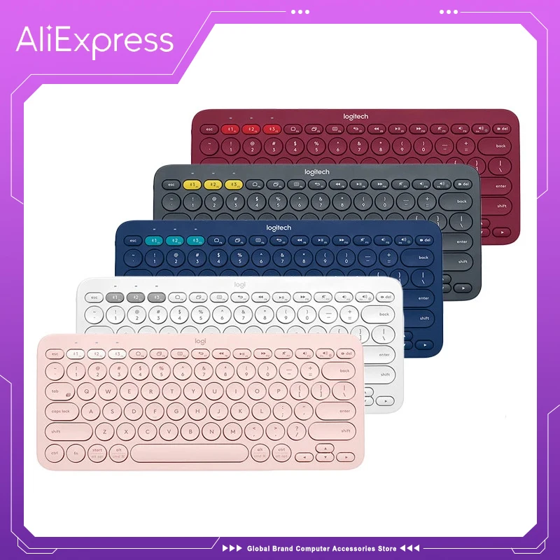 Logitech-K380-Multi-device-Wireless-Bluetooth-Keyboard-Portable-Ultra ...