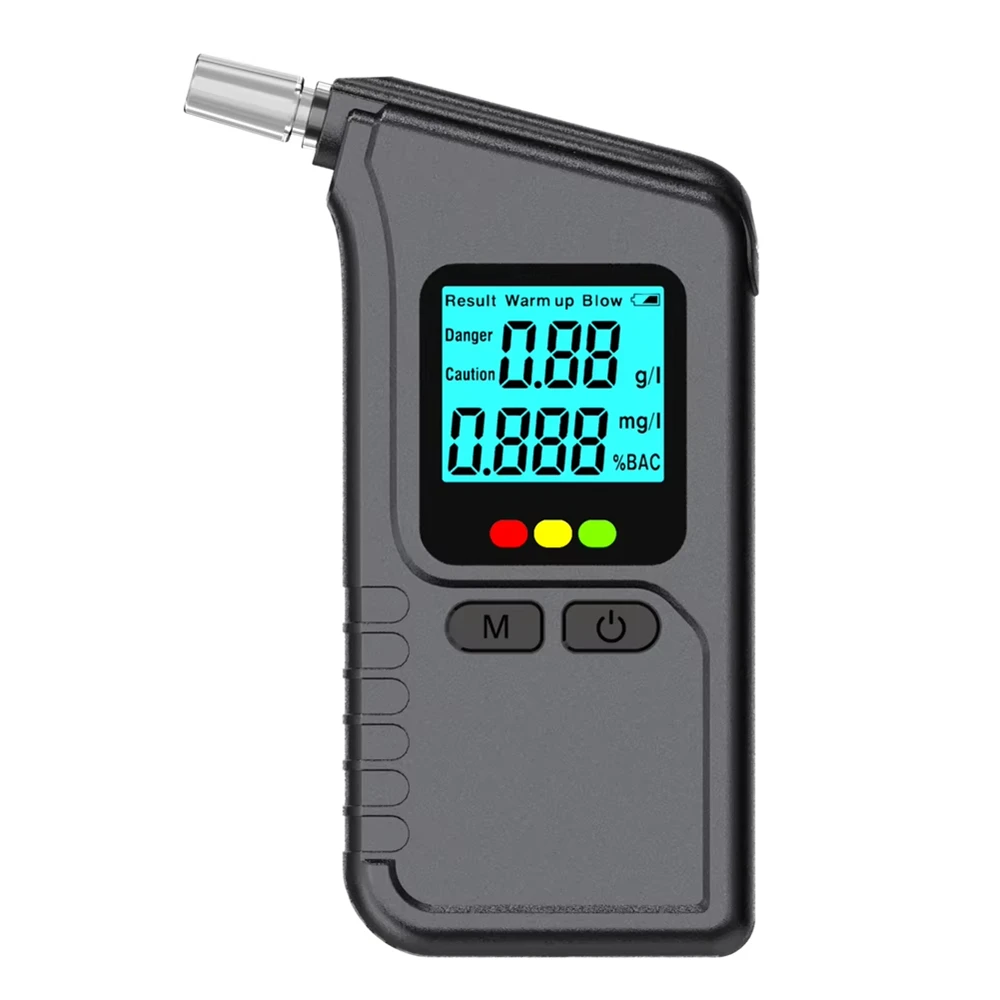 MR1107 Portable Breathalyzer with LED Display Professional Breath ...