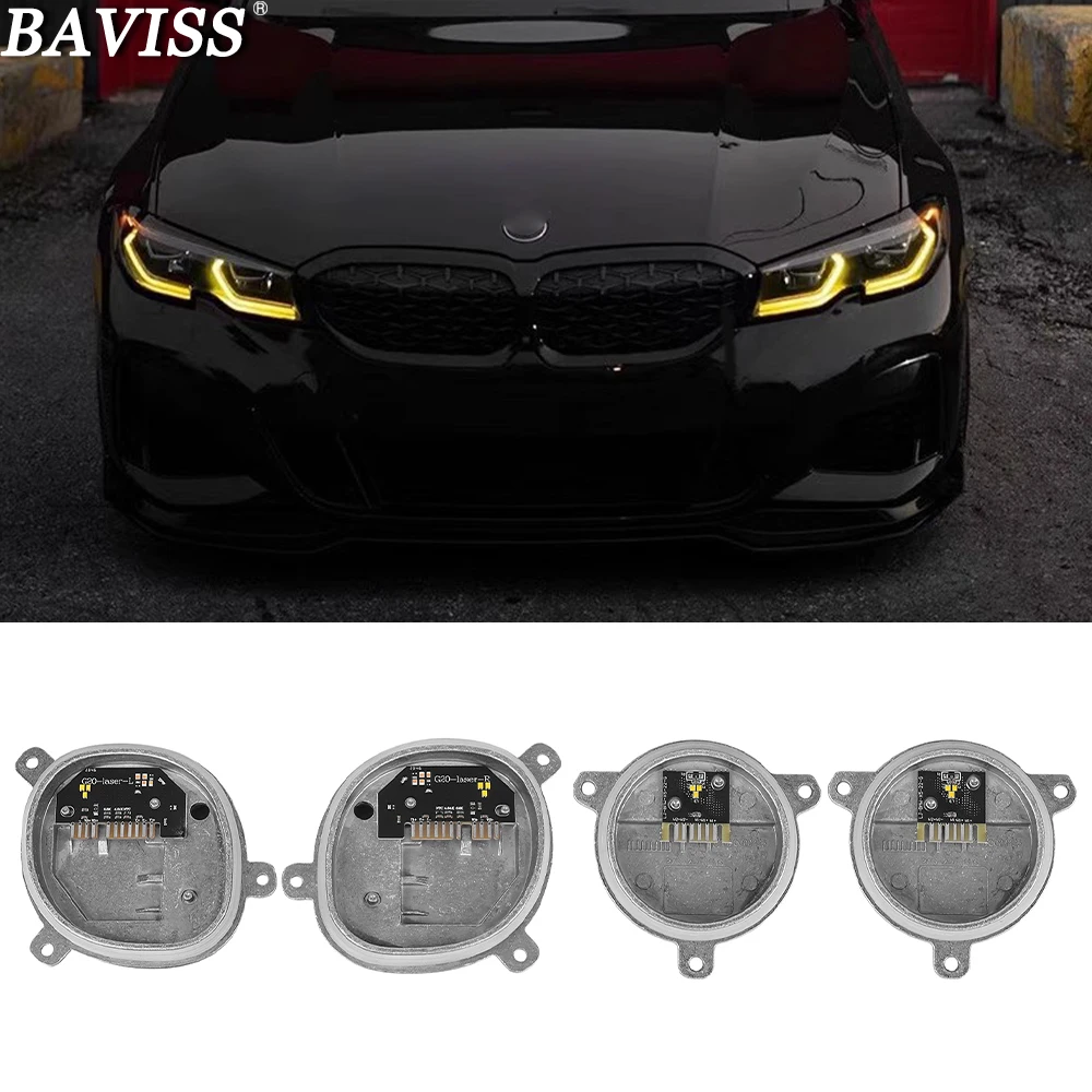 Laser-Gold-Yellow-DRL-Module-For-BMX-3series-G20-G21-G28-Daytime ...