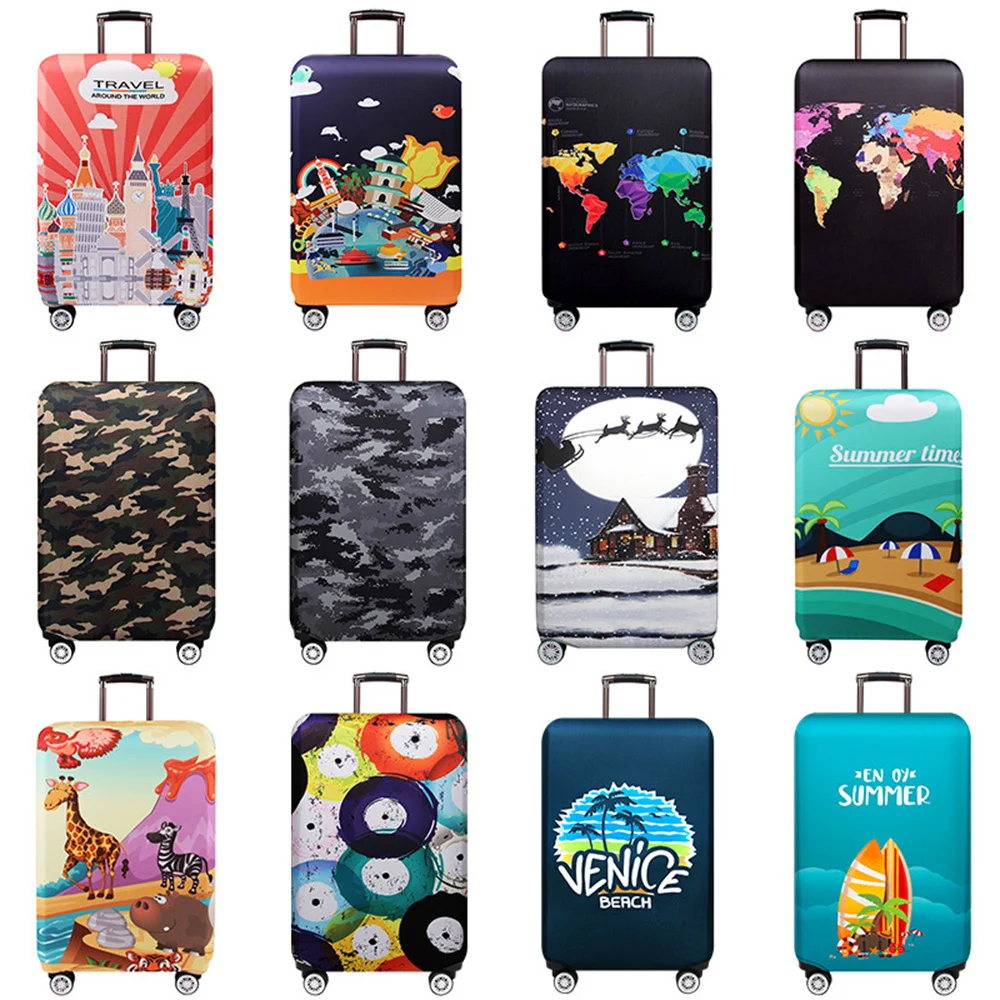 Funny-Pattern-Thick-Dustproof-Luggage-Cover-Stretch-Fabric-Suitcase ...