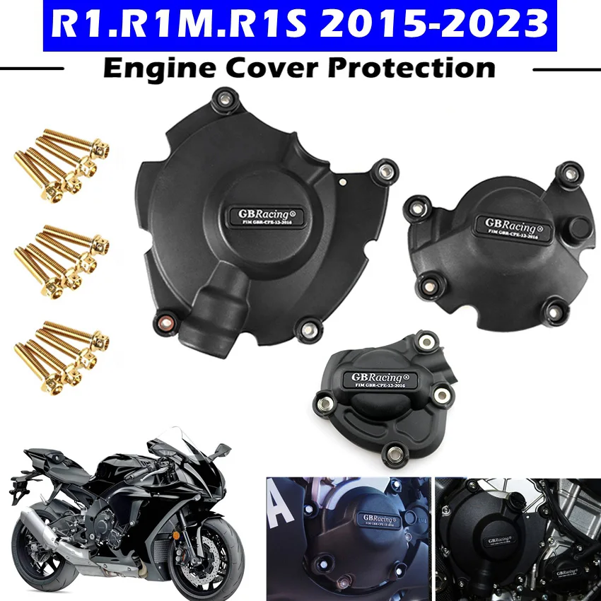 Motorcycles-Engine-Cover-Protection-For-GB-Racing-For-R1-R1M-R1S-2015 ...