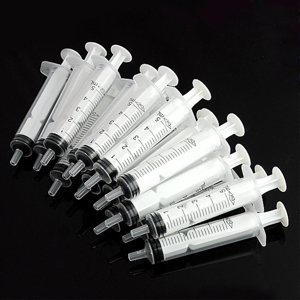 10/20/50/100pcs 5ml Disposable Plastic Syringes – No Needle, for Lab ...