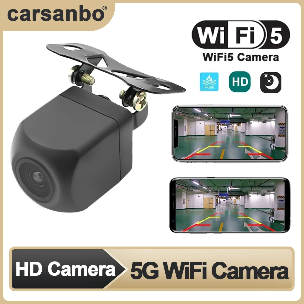 Carro sem fio wifi5 da câmera de visão traseira da visão noturna de hd ...