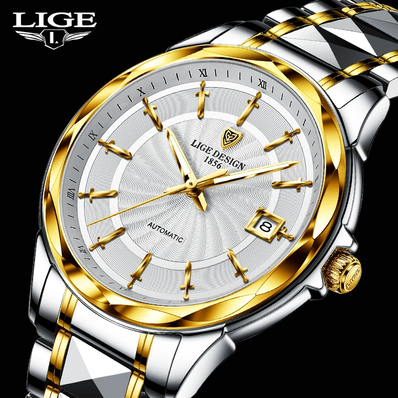 Liges Man Watches Automatic Mechanical | Lige Brand Men Watch Automatic ...
