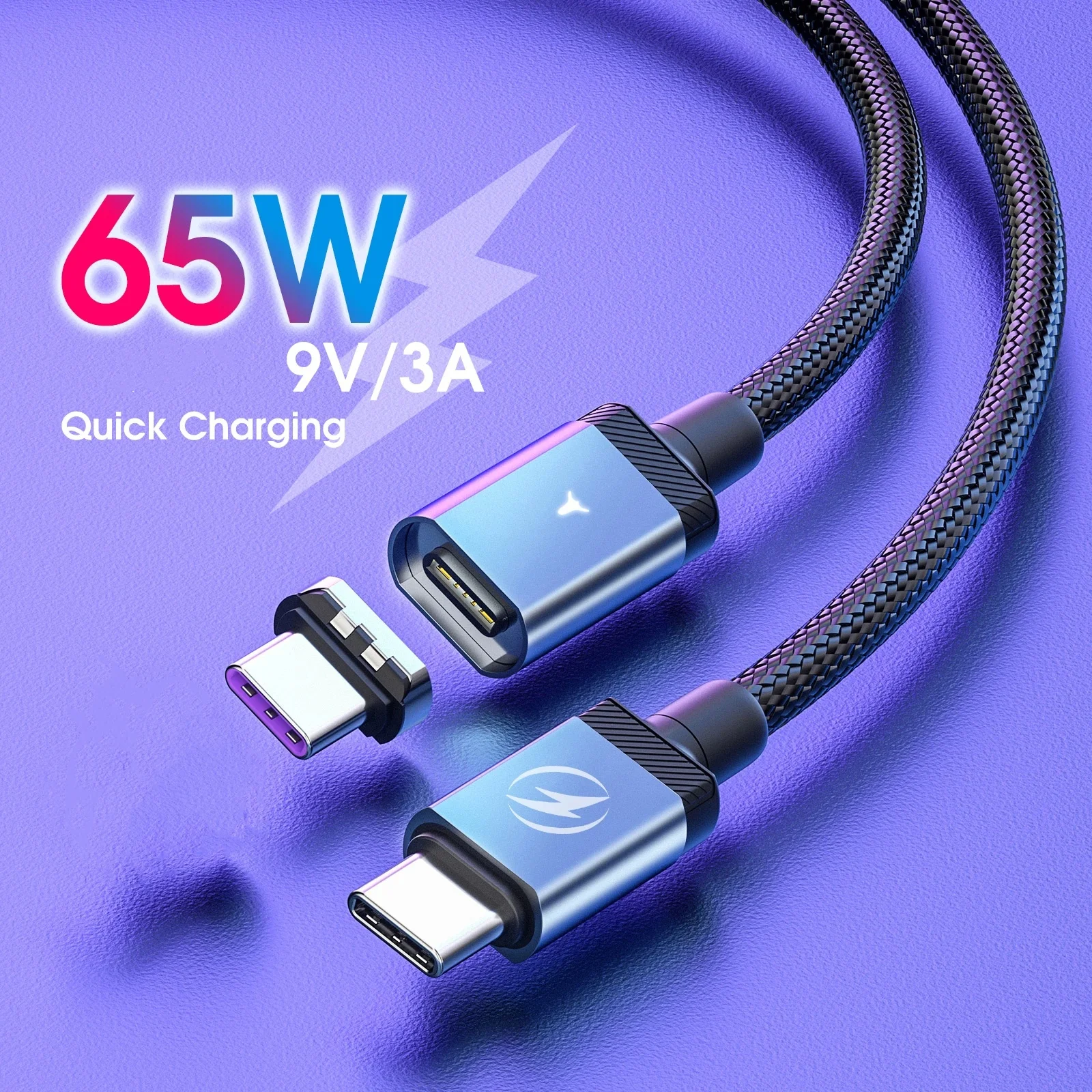 ANKNDO Magnetic Cable USB C To USB C Fast Charging Charger Cable for ...