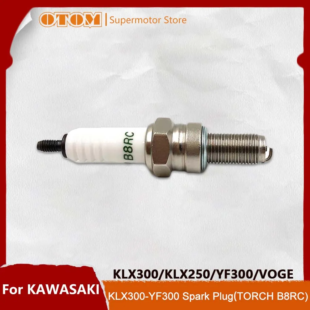Motorcycle Accessories Spark Plug B8RC Ignition For KAWASAKI KLX250 ...