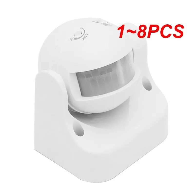 1-8PCS-220V-240V-PIR-Infrared-Motion-Sensor-Switch-Auto-ON-OFF-Light ...