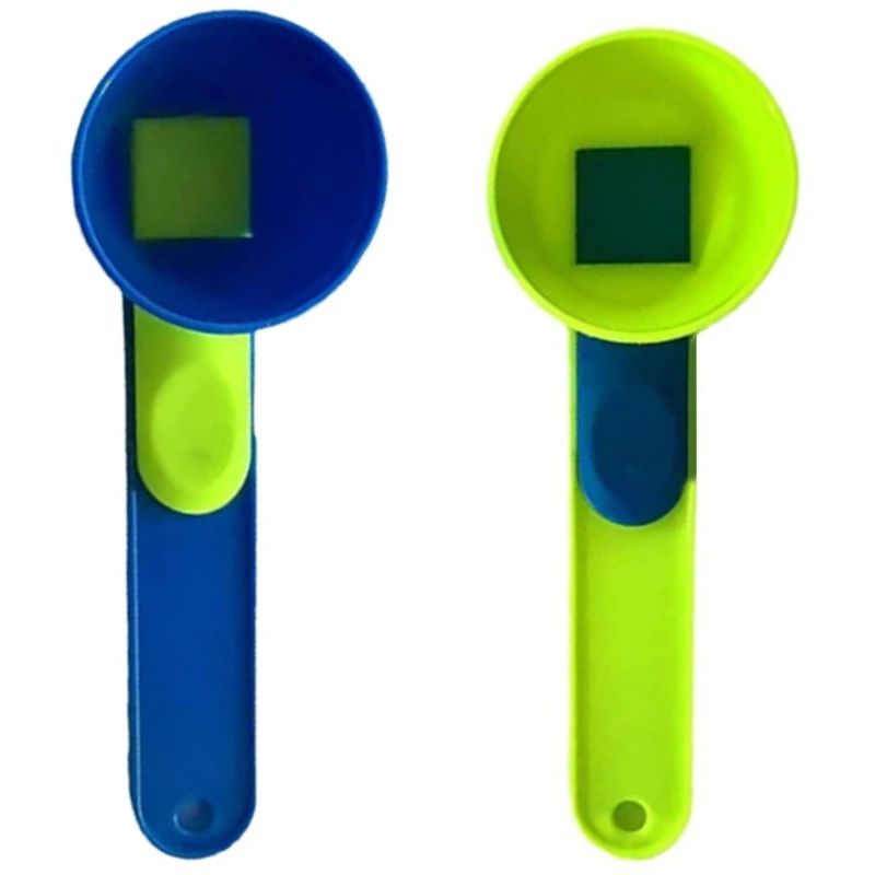 Spill-Proof-Protein-Powder-Funnel-Scooper-Sliding-Measuring-Spoon-with ...