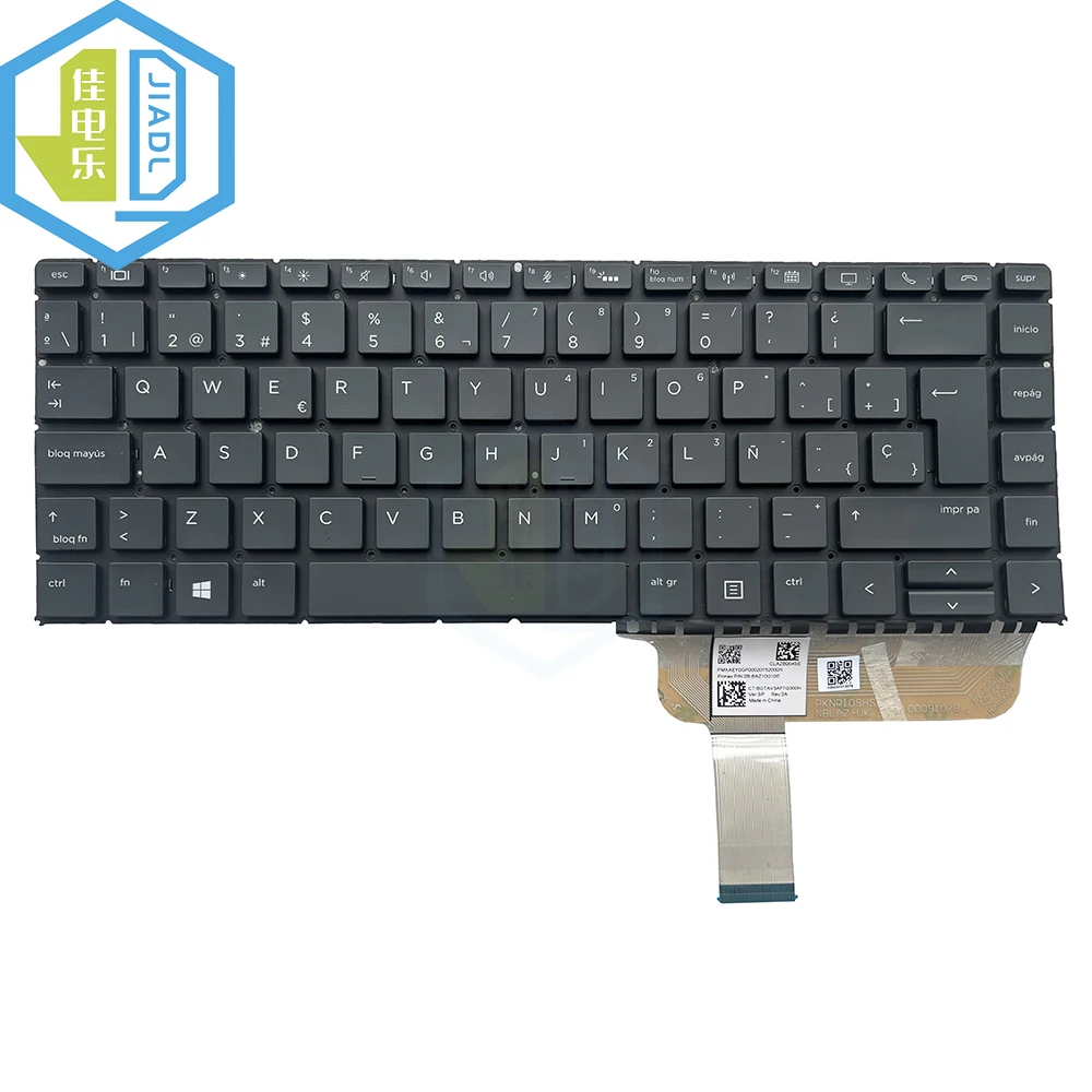 SP Spanish Keyboard For New HP Elitebook x360 1040 G4 1040 G5 1040 G6 ...