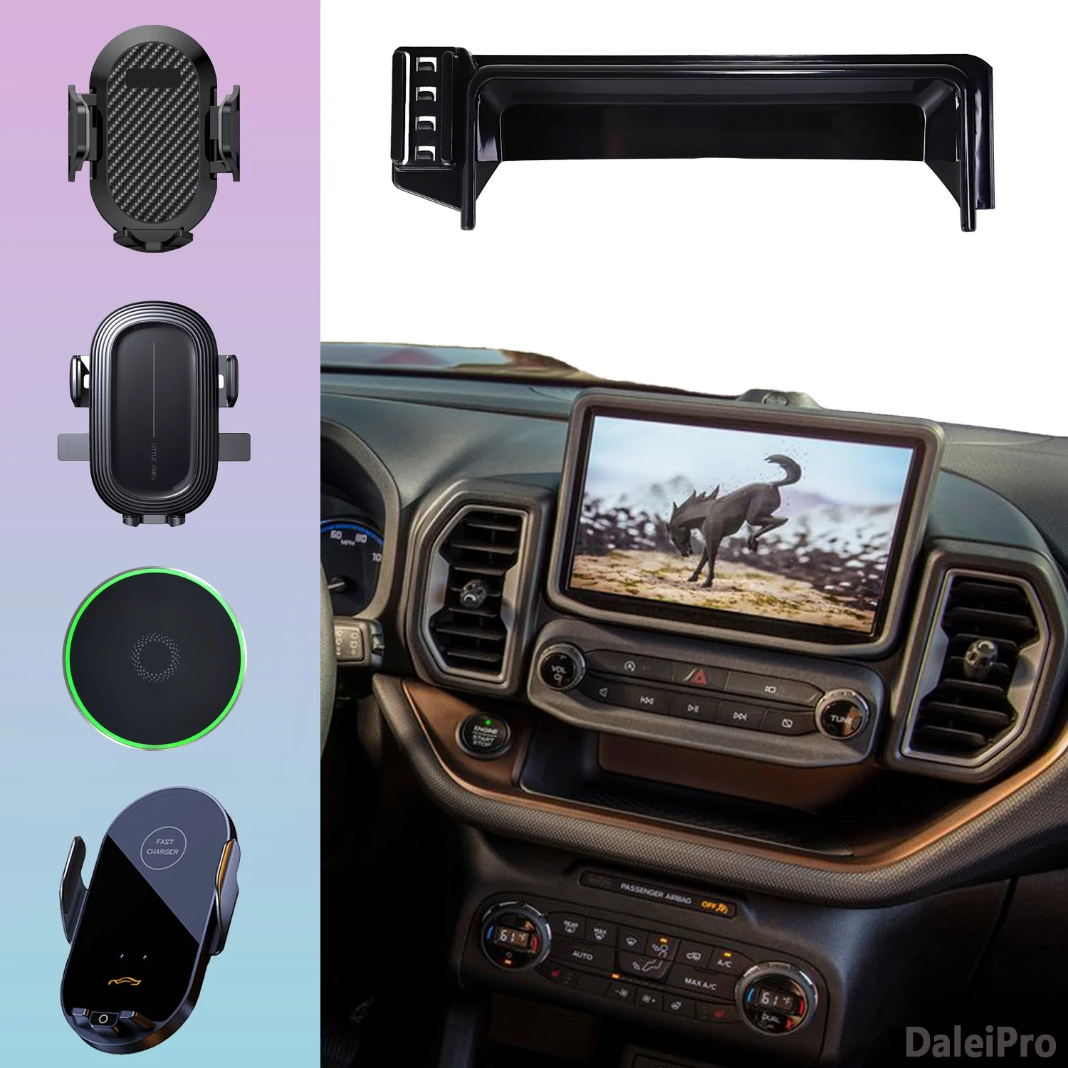 For Ford Bronco Sport 2021 2022 2023 2024 Phone Holder Car Magnet ...