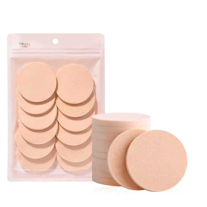 12pcs-Round-Powder-Puff-Mini-Face-Makeup-Sponge-Cosmetics-Soft-Cotton ...