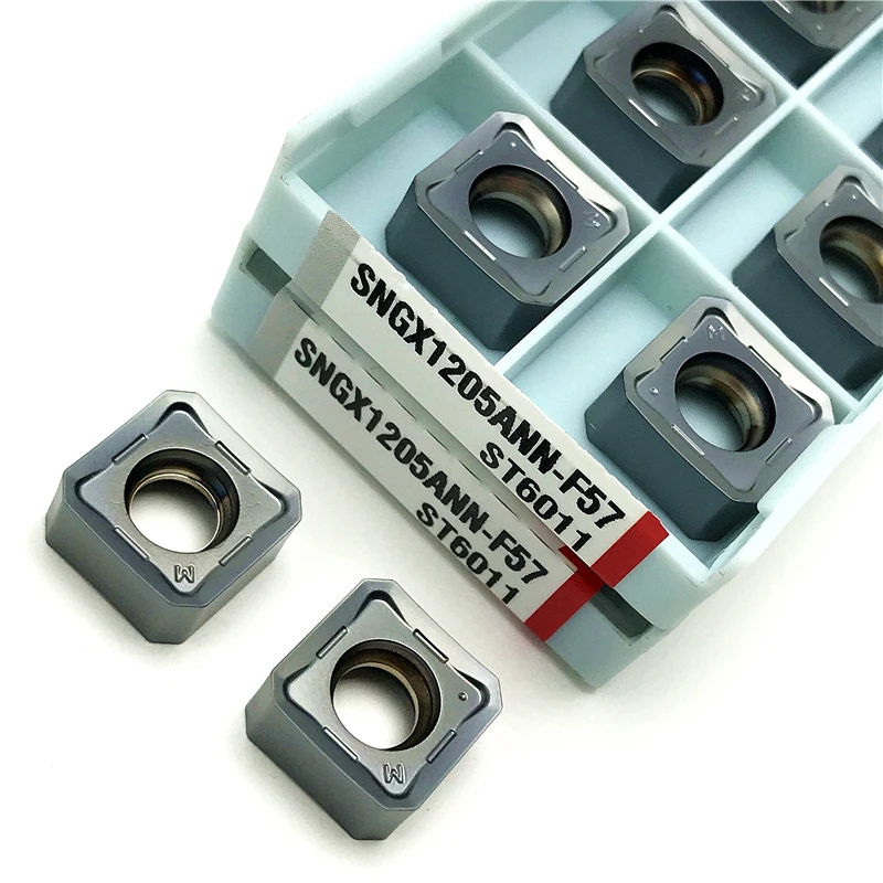 SNMX1205 45 도 페이스 밀링 커터 헤드, 고속 이송, 헤비 커팅 밀링 카바이드 인서트, ONMU SNGXON MU0505 SNGX 1205, 50, 63, 80 ...