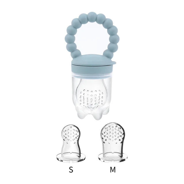 Baby Pacifier Fruit Feeder Baby Silicone Mesh Bag Pacifier Food-grade ...