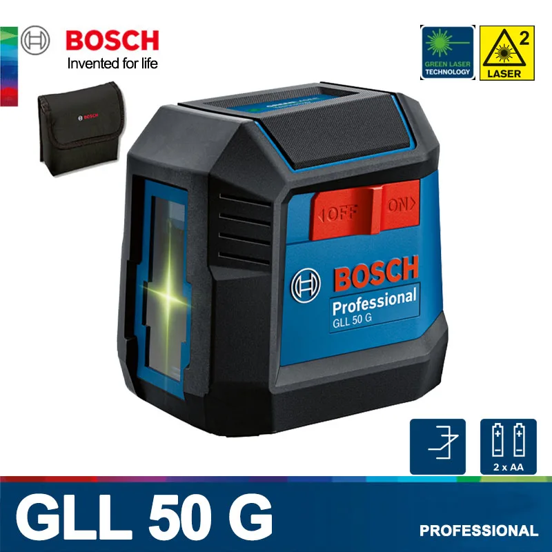 Bosch-Line-Laser-GLL-50-G-Green-Laser-Lines-Marking-Instrument-Leveling ...