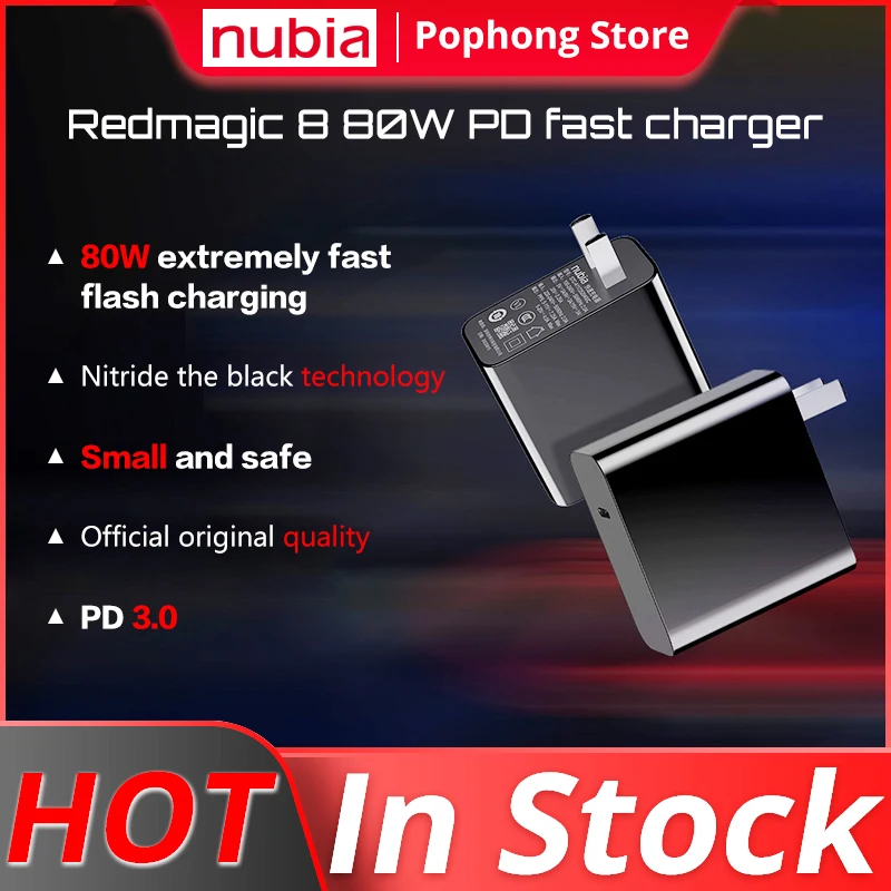 Nubia-80W-Gan-Power-Charger-for-Nubia-RedMagic-8-pro-8S-Pro-8S-Pro-80W ...