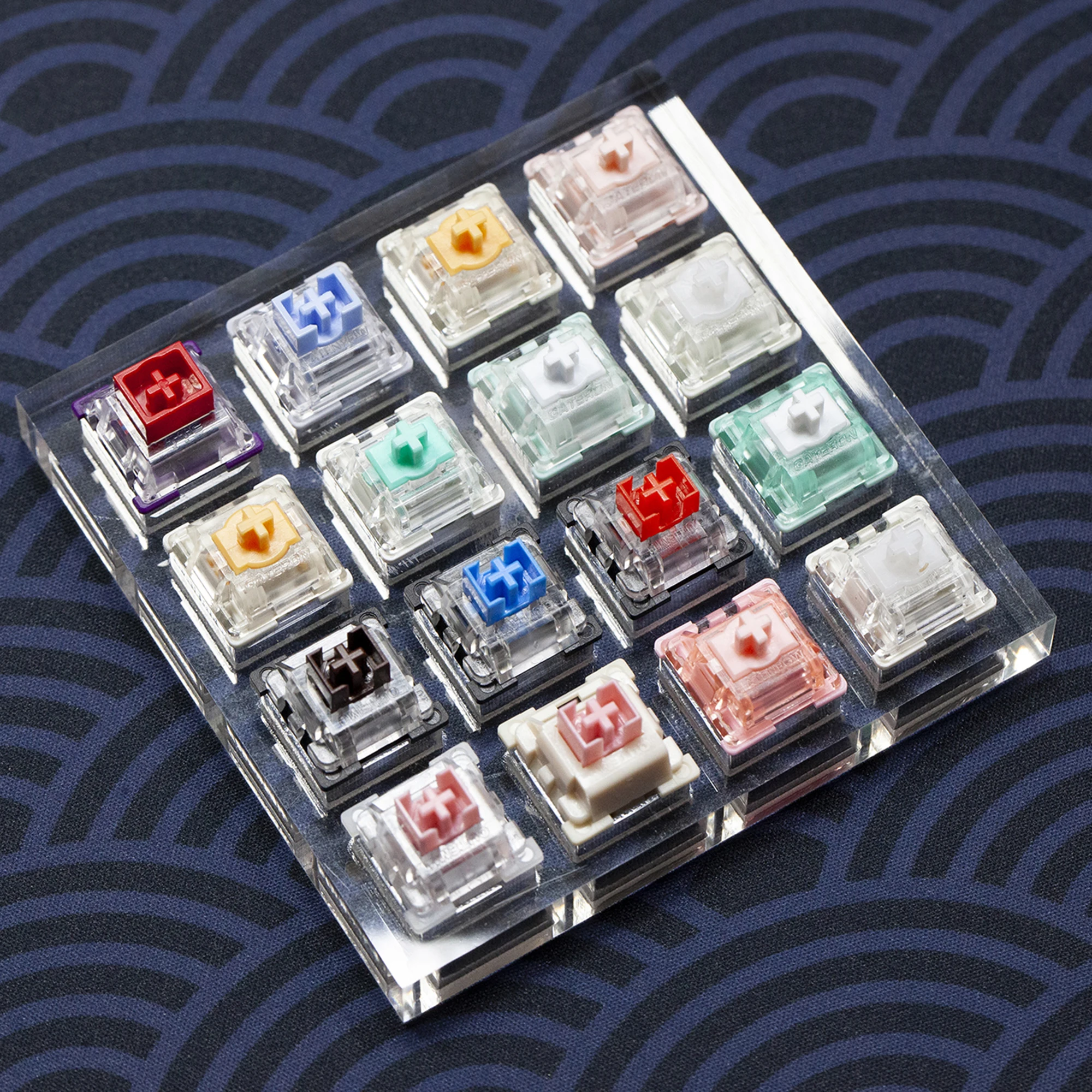 Magnetic-switch-tester-with-blank-keycaps-acrylic-base-with-TTC-Magneto ...