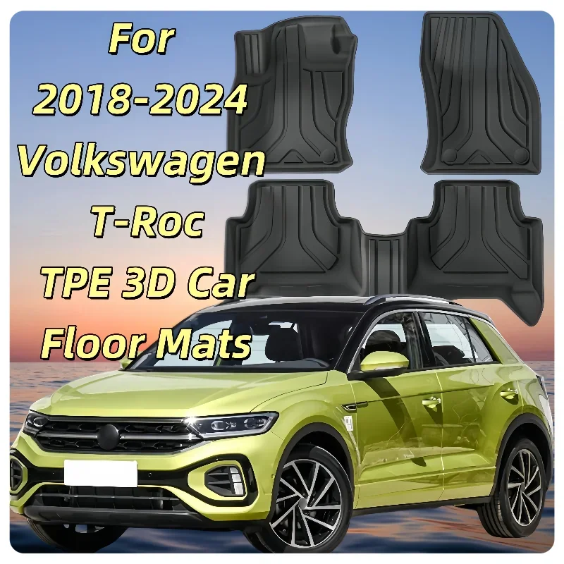 Suitable For 2018-2024 Volkswagen VW TRoc T Roc T-Roc Foot Mat, Left ...