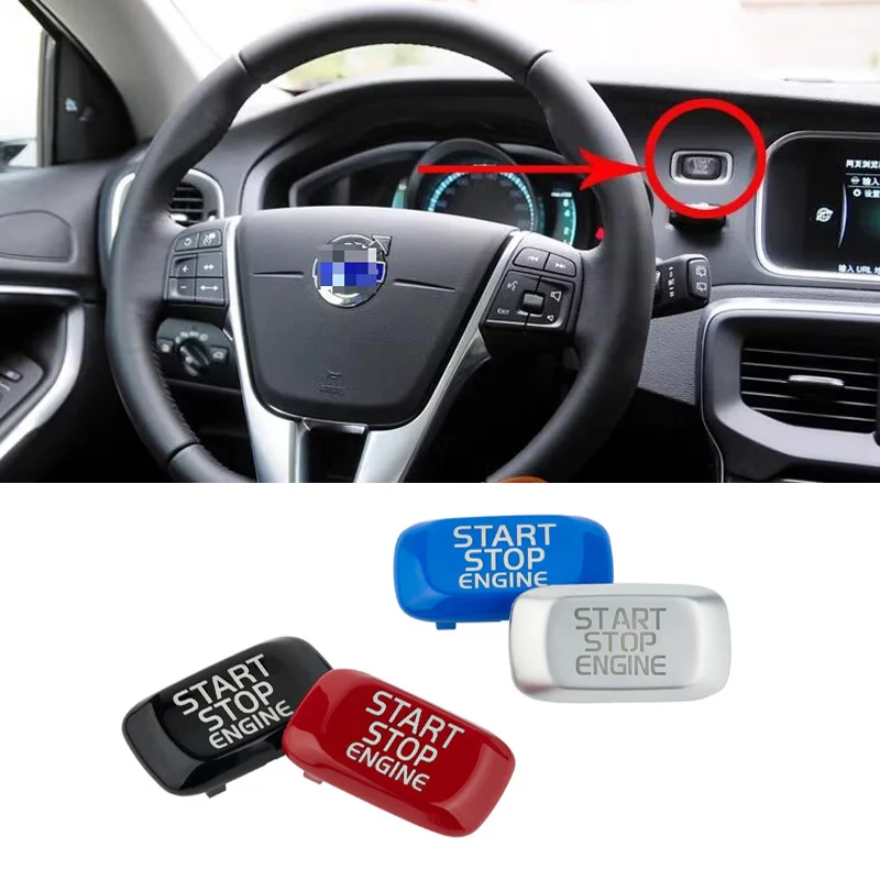 Car Engine Start Button Replace Cover Stop Swtich Key Decor Car Styling ...