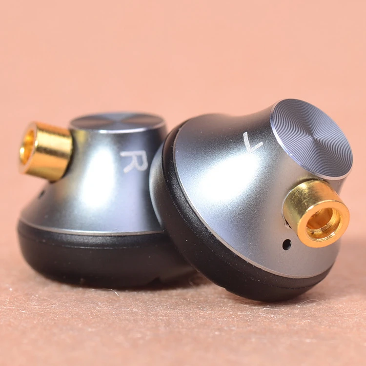 1 Pair Flat Earbuds Mmcx Heavy Bass Vocal Earphones 15.4mm Metal Shell ...