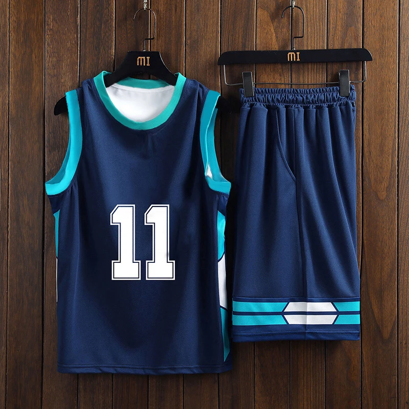 2025 Summer New Kids Blue Basketball Jerseys Number 11 Printed ...