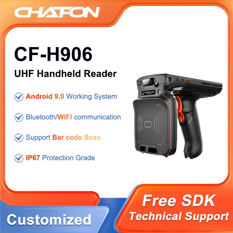 Chafon-lector-de-Rfid-port-til-CF-H906-UHF-Android-9-0-de-largo-alcance ...