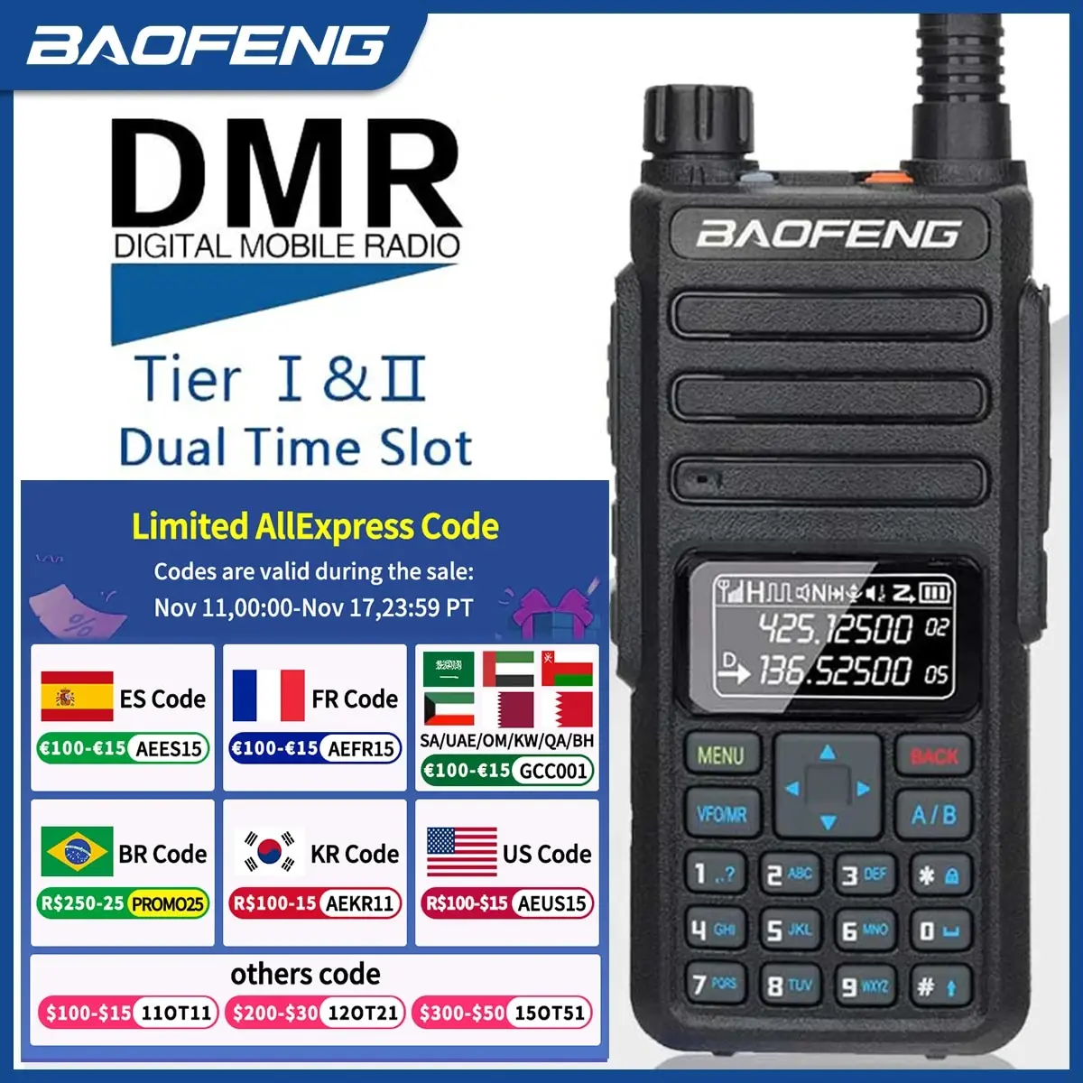 Baofeng-DR-1801-Dual-Band-Dual-Time-Slot-Digital-DM-1801-WalkieTalkie-Transceiver-DMR-Motrobo ...