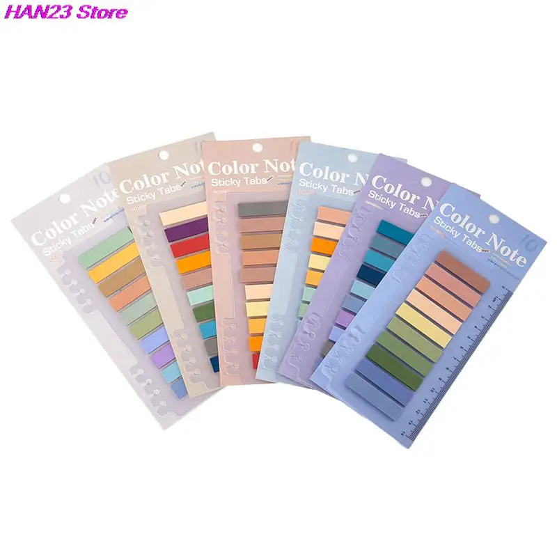 200Sheets Colorful Page Markers Index Tabs Bookmark Sticky Notes ...