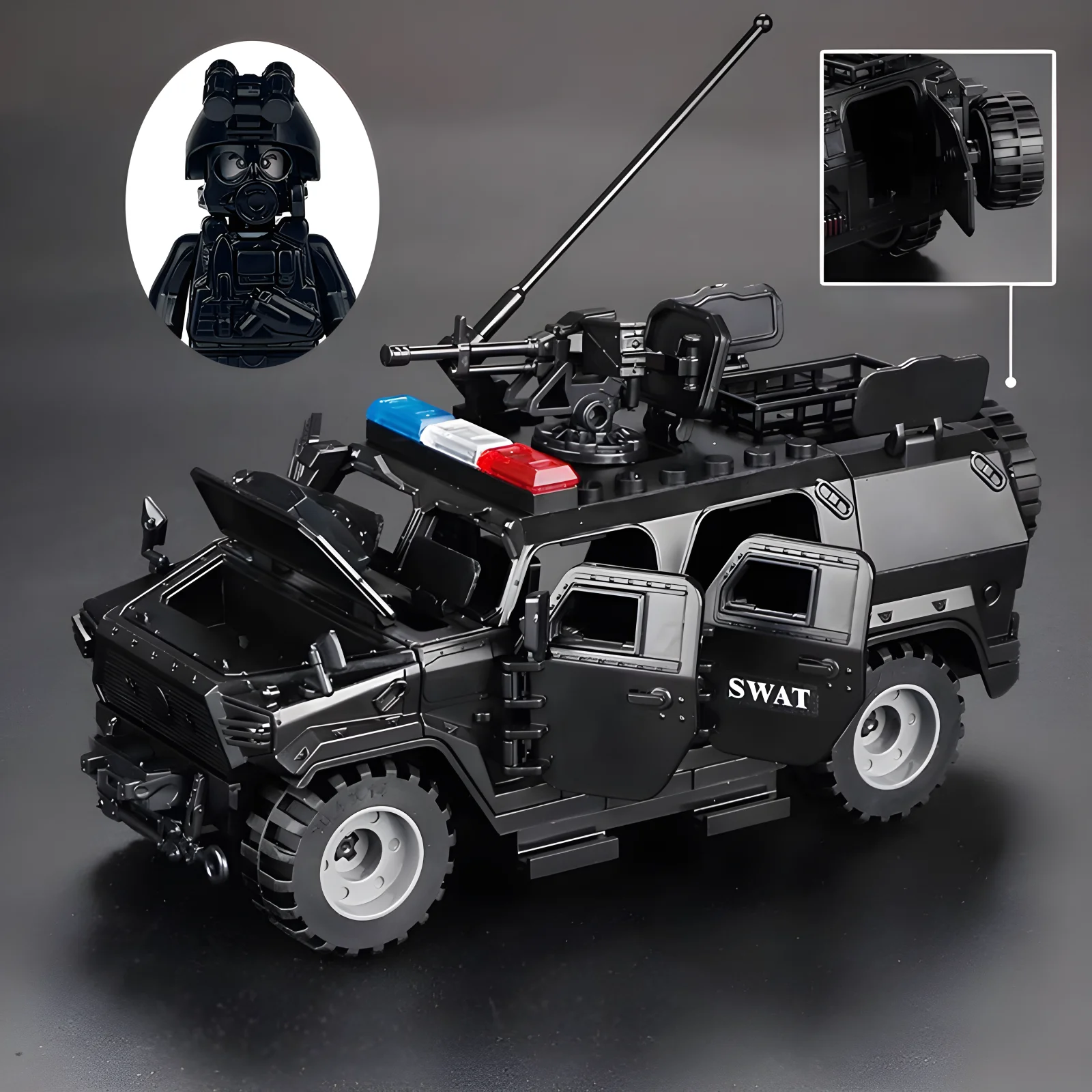 Military Model Modern Weapons Special Forces Army Armored Vehicle Jeeps ...